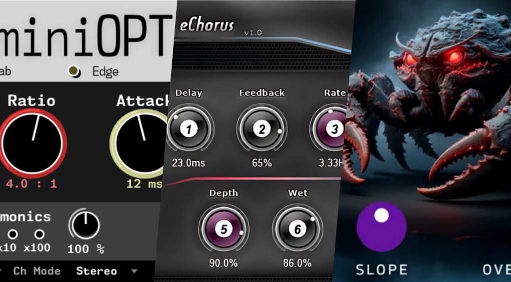 Exoverb Micro, Little EQ, Monster Channel - 3 Freeware Plugins