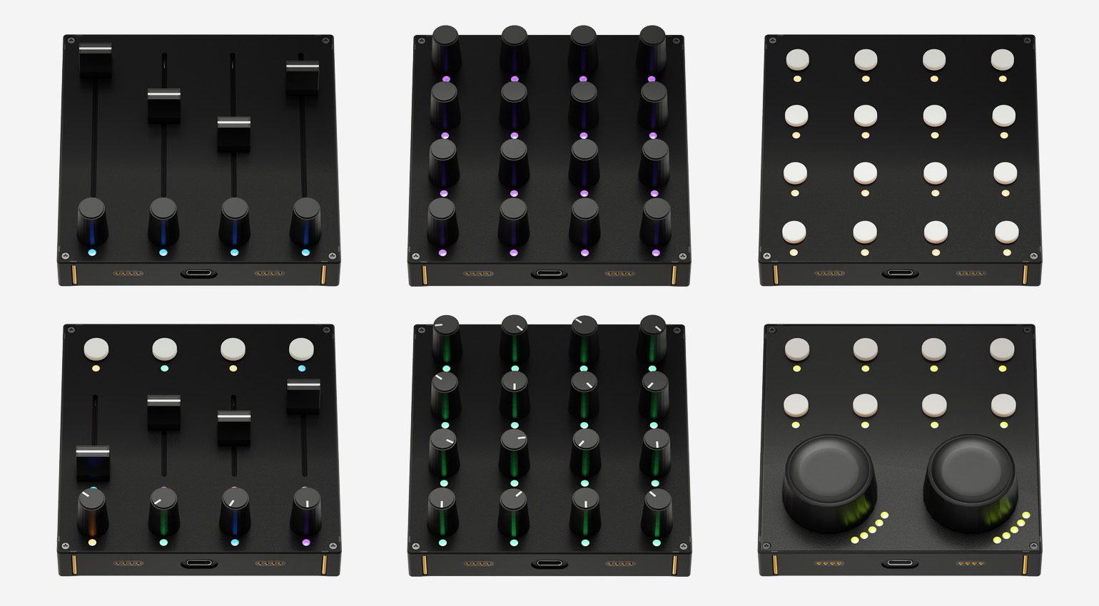 Intech Studio Grid: 7 Modulare MIDI-Controller - gearnews.de