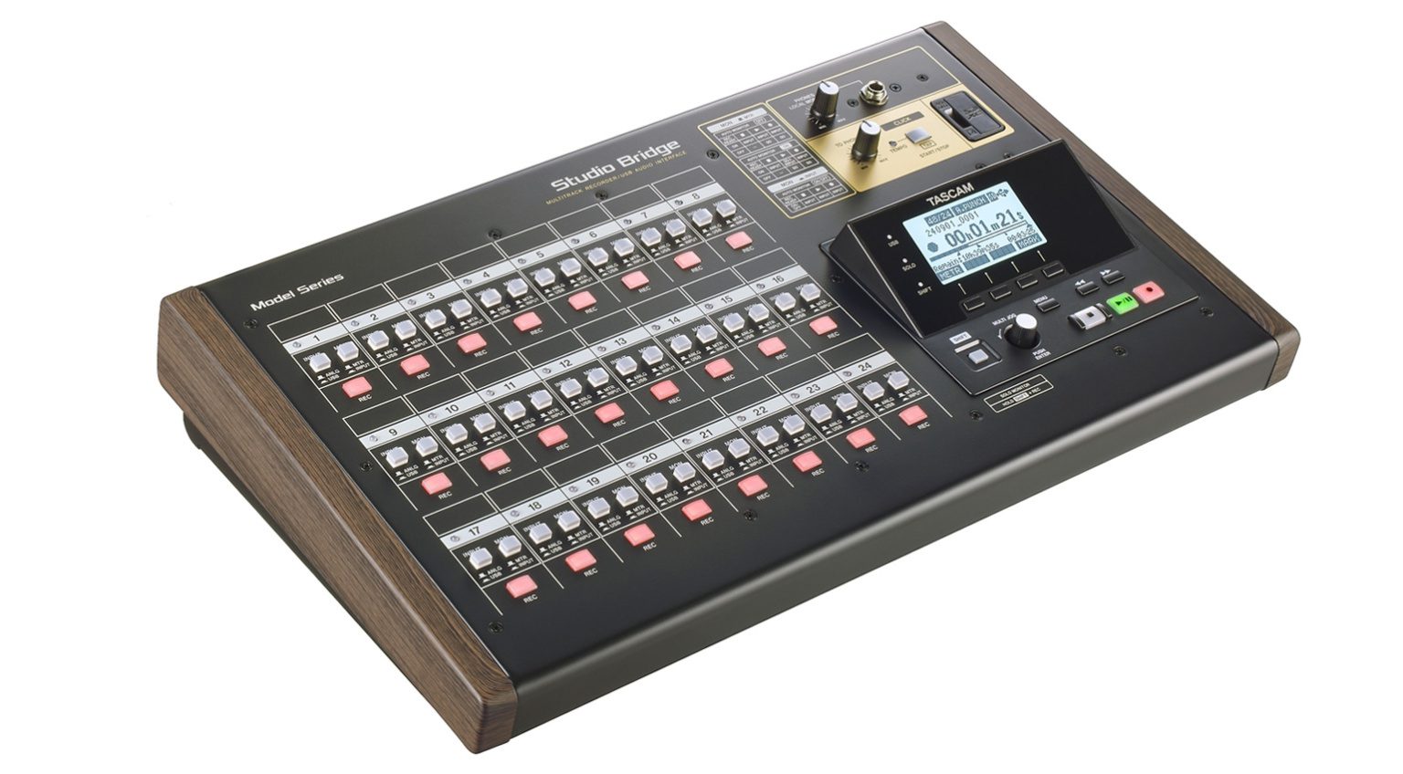 Tascam Studio Bridge: 24-Spur-Recorder und Audiointerface