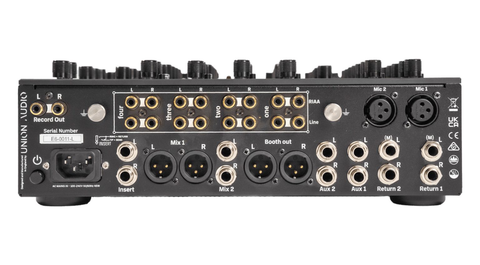 Union Audio elara.6: DJ-Mixer mit innovativen AP-Strips