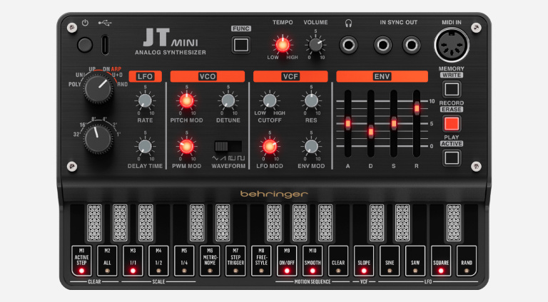 Behringer JT Mini: Momo Müller veröffentlicht Software-Editor für den ...