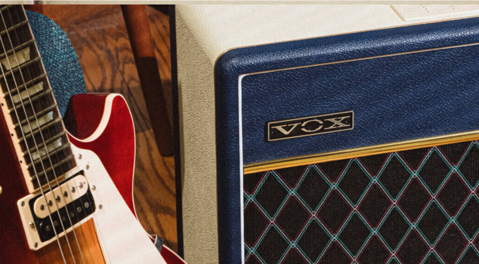 Vox AC30 Limited Edition: Two Tone Blue and Cream - gearnews.de
