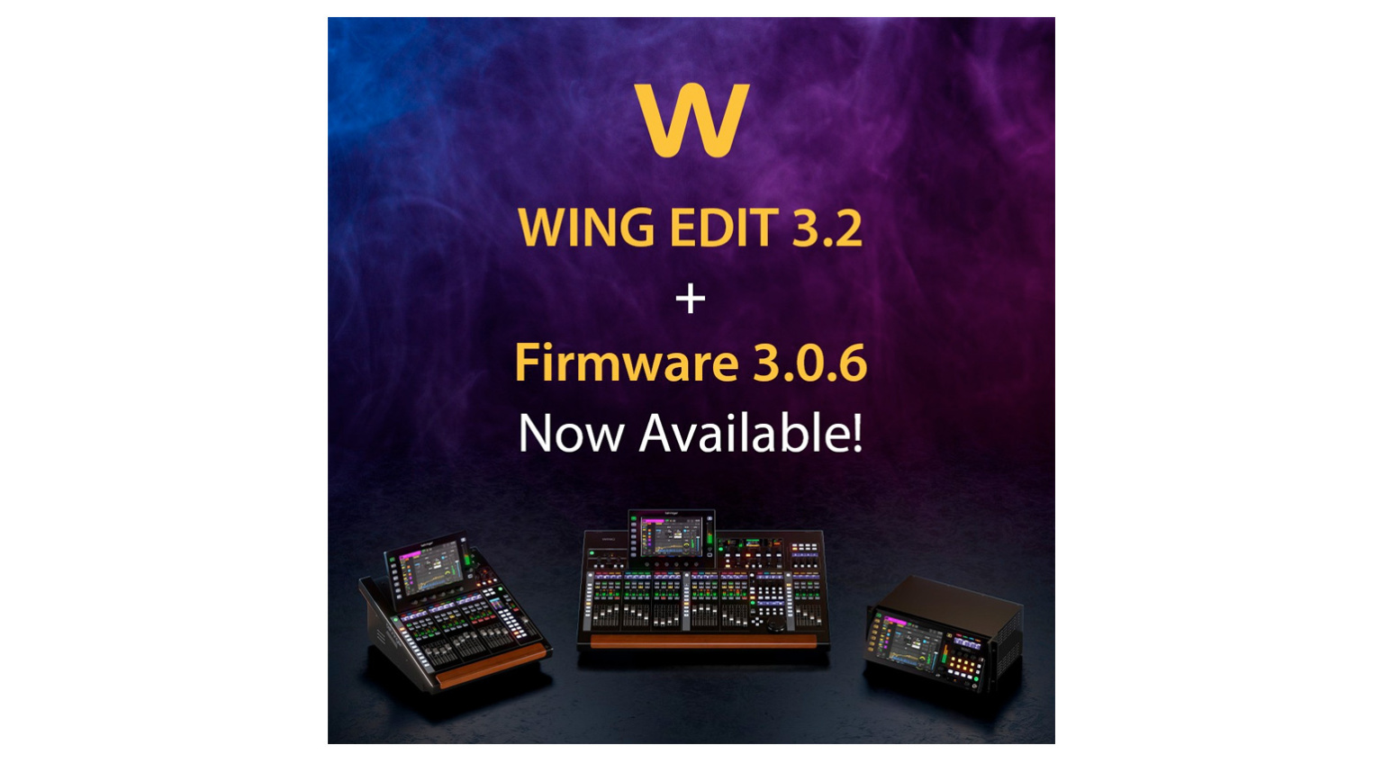 Behringer WING Update 3.1: Neue Effekte, neue Apps und mehr!