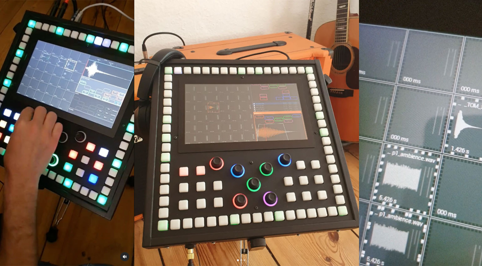 Beatboxer Mosaik: Performance-Groovebox mit vier Ecken