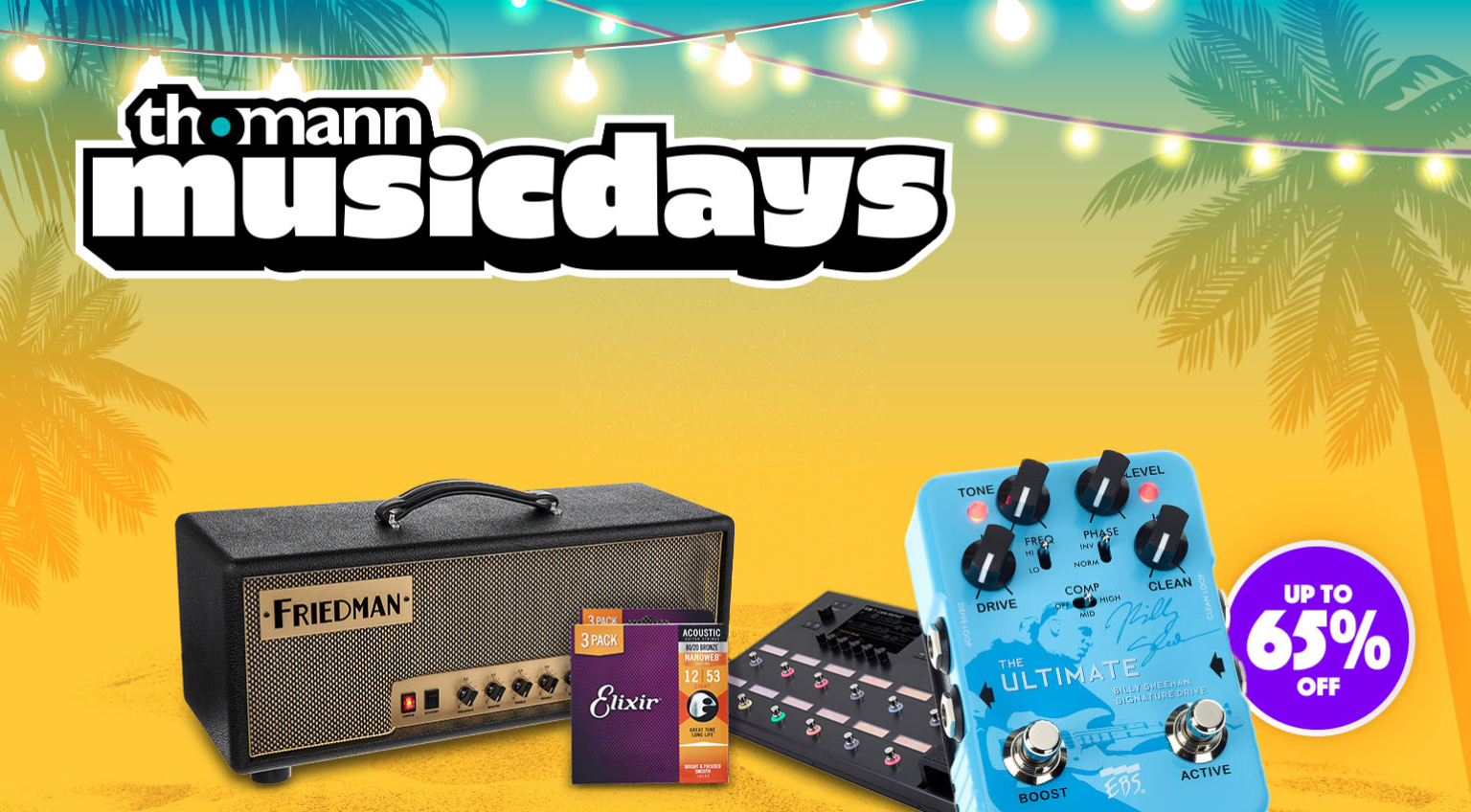 Thomann Music Days: Bis zu 65 % Rabatt auf Instrumente, Studio-Gear und ...