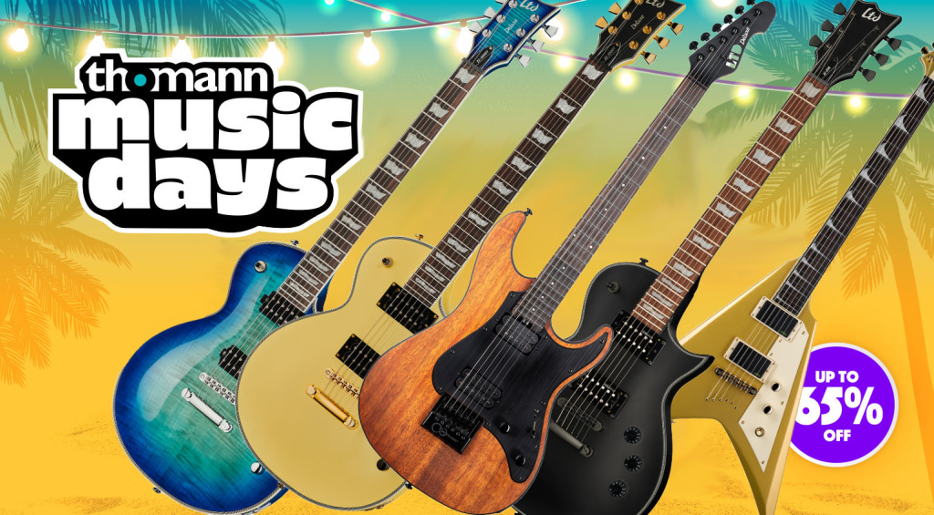 Thomann Music Days: Bis zu 65 % Rabatt auf Instrumente, Studio-Gear und ...