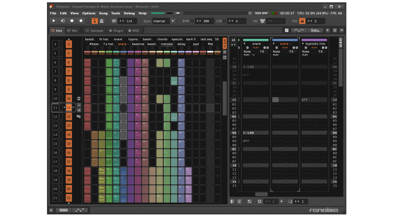 Renoise 3.5 und Redux 1.4 sind da: Update für Tracker DAW!