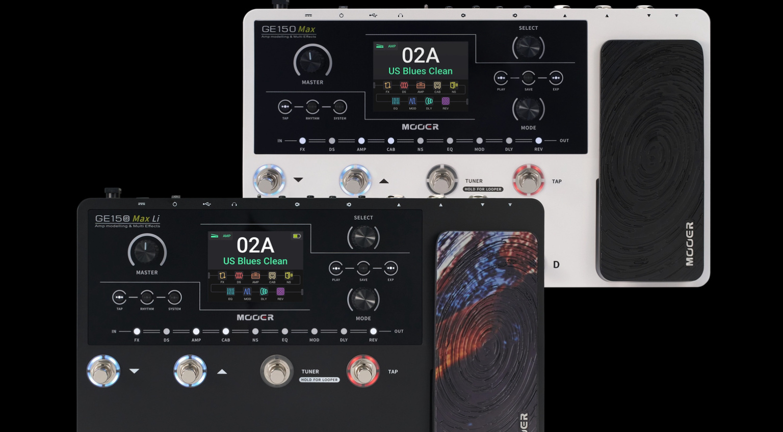 Mooer GE150 Plus und GE150 Max: Schicke Modeling-Boards mit und ohne ...