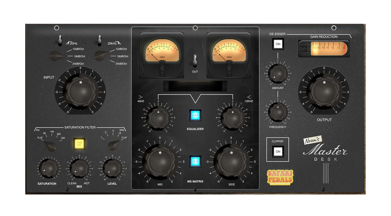 Safari Pedals Noam's Mastering Console jetzt als Plugin