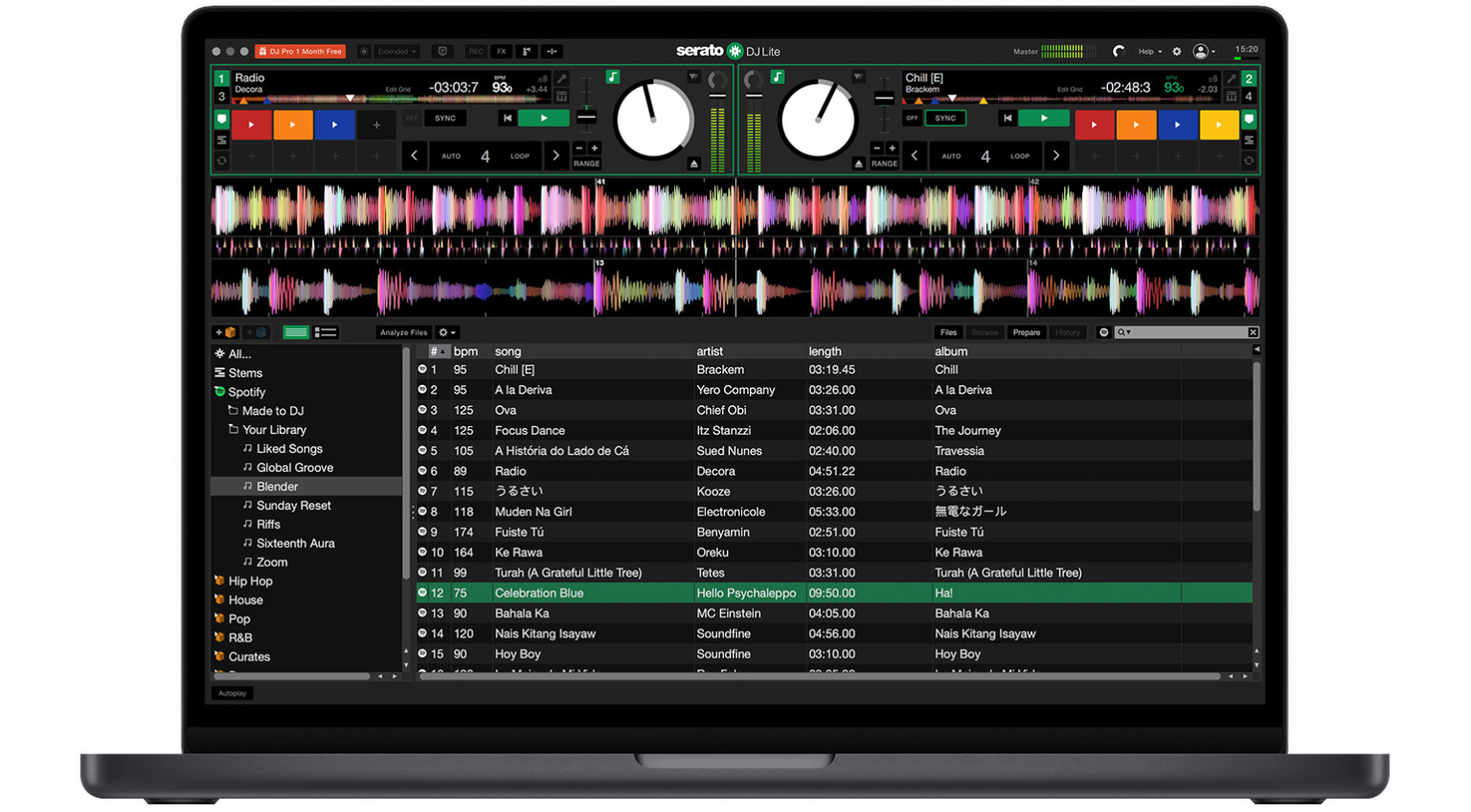 Serato DJ 3.3.5 Update bringt Spotify und alle Playlists direkt in die Decks
