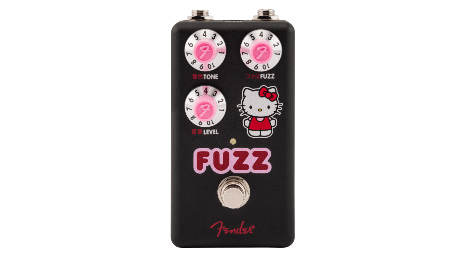 Fender Hello Kitty Fuzz Black: Schwarzer Fuzz und weiße Strat! - gearnews.de