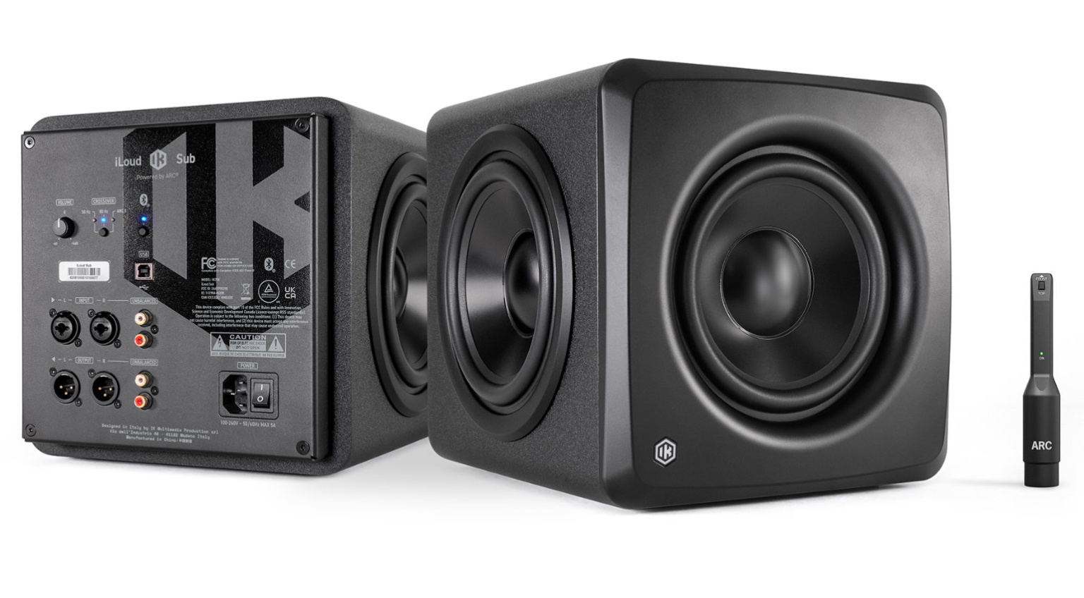 IK Multimedia iLoud Sub: Kleiner Subwoofer mit ARC X