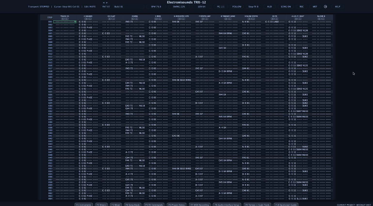 TRX-12: Diese Tracker-DAW für Mac & PC kostet nur 30 Dollar